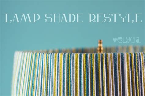 Guest Post Yarn Lamp Shade Restyle From Love Elycia One Social Girl