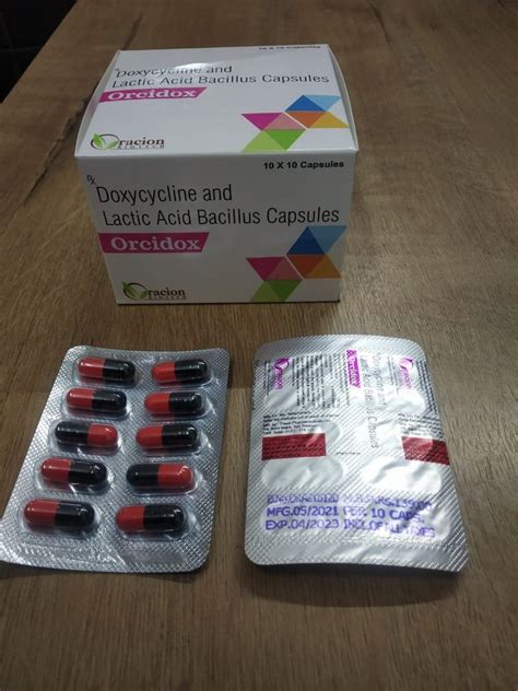 Doxycycline Lactobacillus Capsule X Prescription At Stripe In Chandigarh