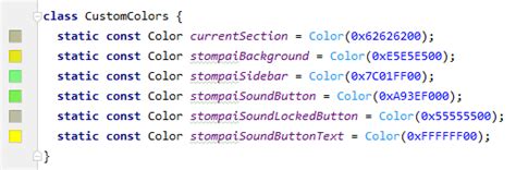 Flutter How To Make A Class To Store Static Colors Stack Overflow