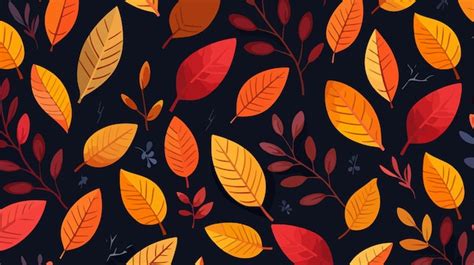 Dark Autumn Leaves Vectors And Illustrations For Free Download Freepik
