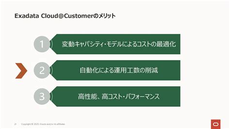 Oracle Exadata Cloud Customerサービス概要のご紹介 Speaker Deck