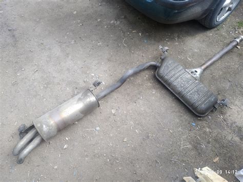 замена глушителя. — Volkswagen Passat Variant (B5), 1,8 л, 1999 года ...