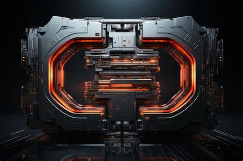 Premium Ai Image 3d Logo Design Dynamic Shape Metal