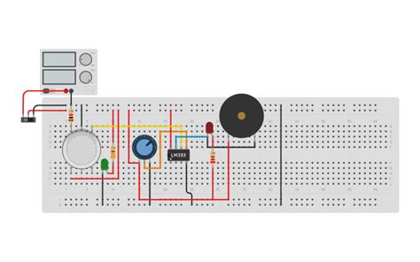 Circuit Design Smoke Alarm 3 Tinkercad