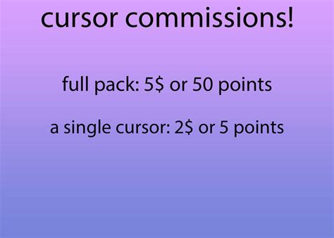 Cursor Commissions By Cutelsa On Deviantart