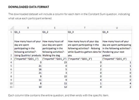 Using Constant Sum Question Type To Capture A Person Allocation Usage