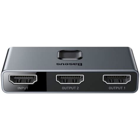 BASEUS HDMI SPLITTER SWITCH SPACE GREY Eukeries Com
