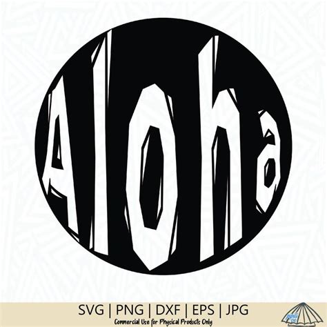 Word Svg Word Art Svg Aloha Svg Aloha Cut File Hawaii Svg