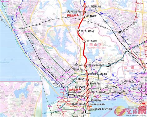 深圳5條地鐵線路齊開工 深圳灣口岸將直通地鐵 香港文匯網