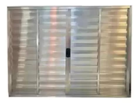 Janela Veneziana 4 Folhas 100x120 Aluminio Brilh Sg Oferta Mercadolivre