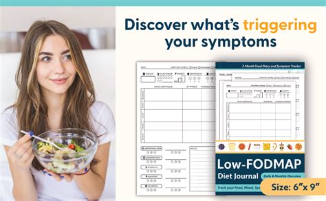 Low Fodmap Diet Journal 3 Month Food Diary And Symptom Tracker In 6”x9