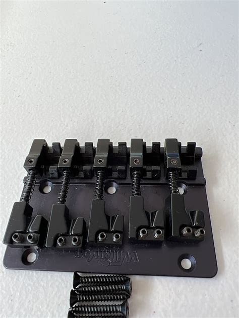 Wilkinson 5 String Bass Bridge Black Reverb