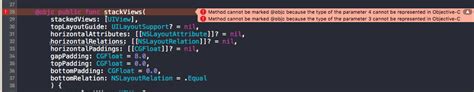 Ios Xcode Compiler Error When Adding Objc Flag To Method Stack