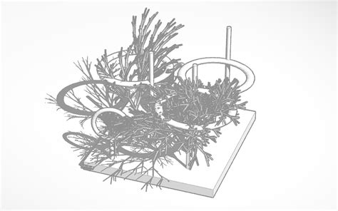 3d Design Multi Tree Penetrations Tinkercad