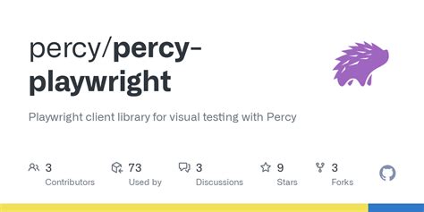 GitHub Percy Percy Playwright Playwright Client Library For Visual
