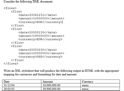 Solved Consider The Following Xml Document ﻿flows
