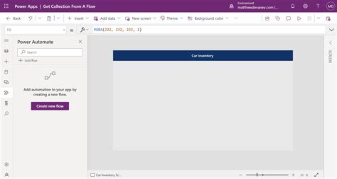 Power Apps Parsejson Function Get Collection From A Flow