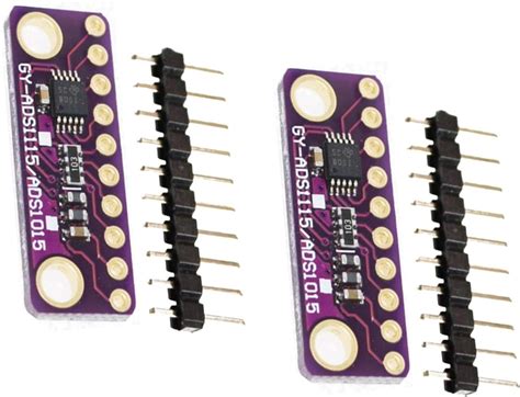 TECNOIOT Pcs I C ADS Bit Precision ADC Channel Converter Module Development Board