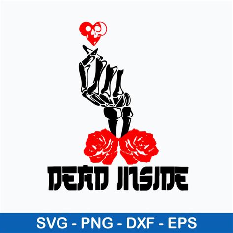 Dead Inside Anime Svg Skenleton Love Svg Png Dxf Eps File Inspire