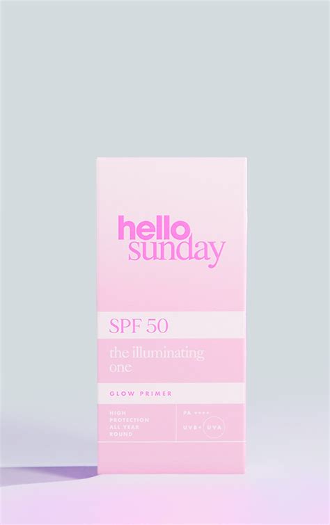 Hello Sunday The Illuminating One Glow Face Primer Spf50 50ml Beauty Plt