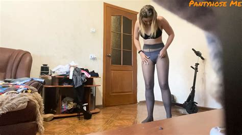 Hidden Video Watching Girl Change Out Of Pantyhose XHamster