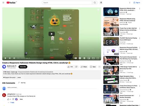 Responsive Halloween Website By Bedimcode A Undefined Template Built At Lightspeed
