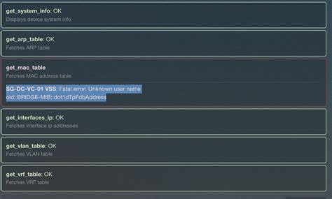 Snmp V3 Getmactable Fata Error Unknown User Name · Issue 3059 · Phpipamphpipam · Github