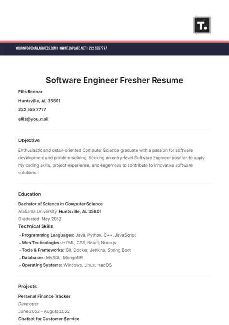 Free Llb Fresher Resume Template To Edit Online