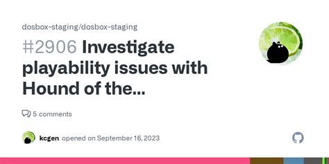 Investigate Playability Issues With Hound Of The Baskervilles 1993