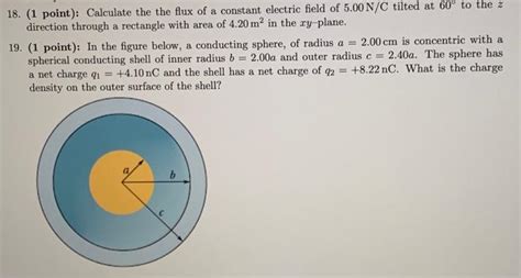 Solved 18 1 Point Calculate The The Flux Of A Constant Chegg Com