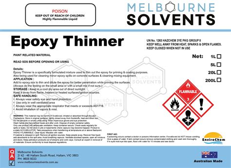 Epoxy Thinner
