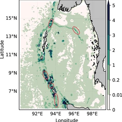 Potential Generation Sites Of Internal Solitary Waves And Their