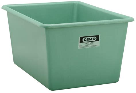 Cemo 1500 Litre Green Grp Container