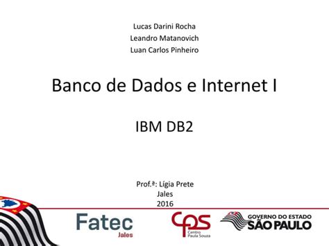 Banco De Dados Ibm Db2 Ppt