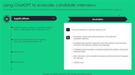 Using Chatgpt To Evaluate Candidate Interviews Unlocking Potential Of Recruitment Chatgpt Ss V