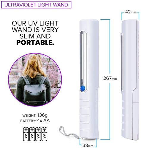 Portable Uv Light Sanitizer Wand Ultraviolet Light Vicedeal
