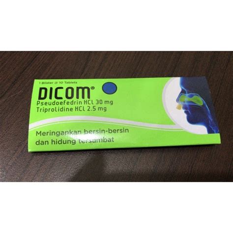 Jual Dicom Obat Flu 1 Strip Isi 10 Tablet Shopee Indonesia