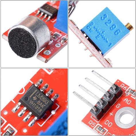 Sound Detection Module Sensor For Intelligent Vehicle Compatible With Arduino
