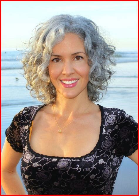 Image Result For Transition To Grey Hair With Highlights Curly Hair