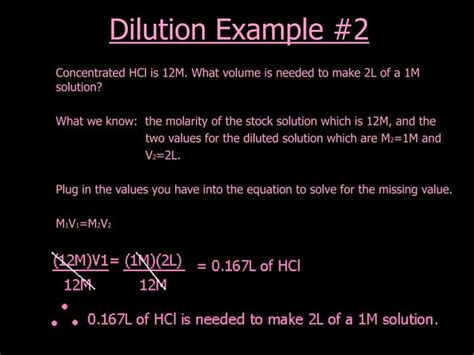 Molarity Dilutionppt