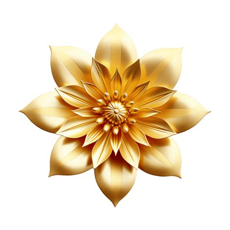 Golden Flower Pngs For Free Download