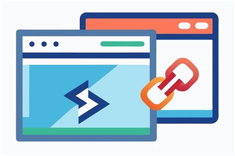 A Digital Representation Highlights A Broken Link Alert On Two Browser