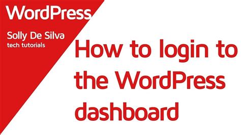 How To Access Wordpress Admin Panel From Cpanel Wordpress Dashboard