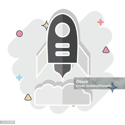 아이콘 로켓 비행 군사 기호와 관련이 있습니다 만화 스타일 디자인 편집 가능 개체 그룹에 대한 스톡 벡터 아트 및 기타 이미지 개체 그룹 공장 산업 건물 과학