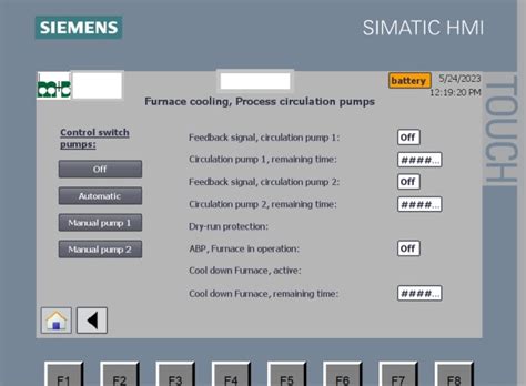 Plc Programming And Hmi Design For Furnace Cooling System By