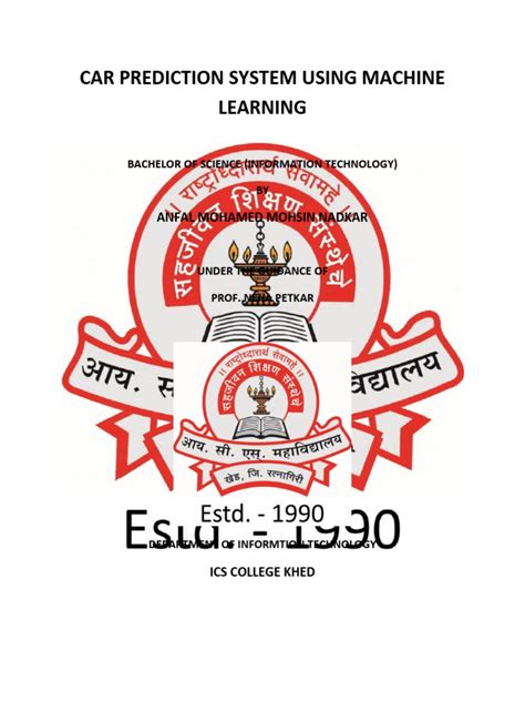 Car Prediction System Using Machine Learning Pdf