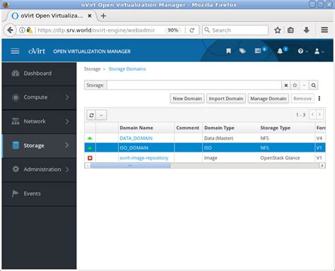 Centos 7 Ovirt Add Iso Domains Server World