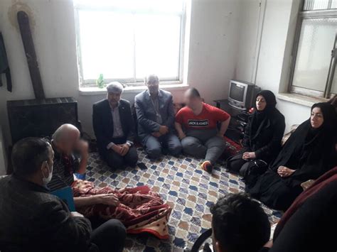فومن دیدار رئیس اداره بهزیستی فومن با خانواده دارای دو معلول در