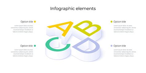 4 단계 옵션이있는 비즈니스 프로세스 차트 인포 그래픽 회사 워크플로 그래픽 요소를 정사각형으로 합니다 회사 순서도 프리젠 테이션 슬라이드 템플릿 벡터 정보 그래픽