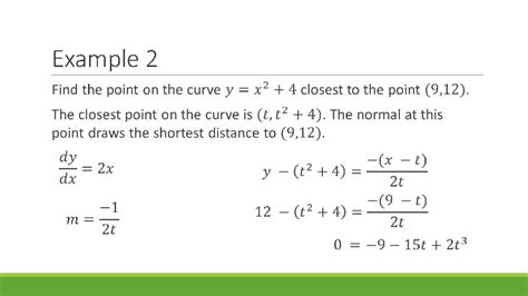 Differentiation PARAMETRIC DIFFERENTIATION TANGENTS AND NORMALS